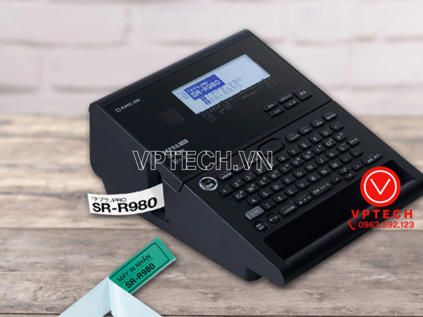 Máy in nhãn Tepra Pro SR980 - Đại lý phân phối chính hãng máy in tem ...