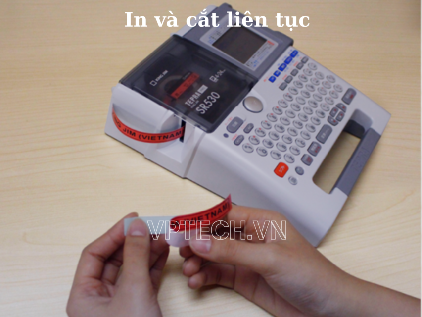 Máy in nhãn Tepra Pro SR530 - Máy in tem nhãn Brother - VPTECH.VN